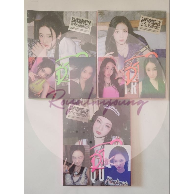 Jual ALBUM BAEMON BABYMONSTER - DRIP (YG Tag Album ver.) × YG Select ...