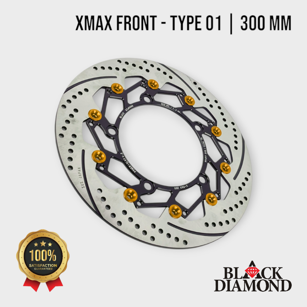 Jual Black Diamond - Front Disc Brake 300mm XMAX Old / New Piringan Cakram Depan Floating ...