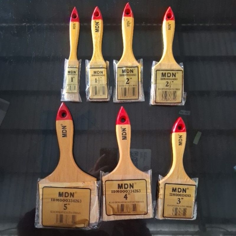 Jual KUAS MDN KUAS CAT DINDING KAYU SERBAGUNA KUALITAS TERBAIK UKURAN 1 ...