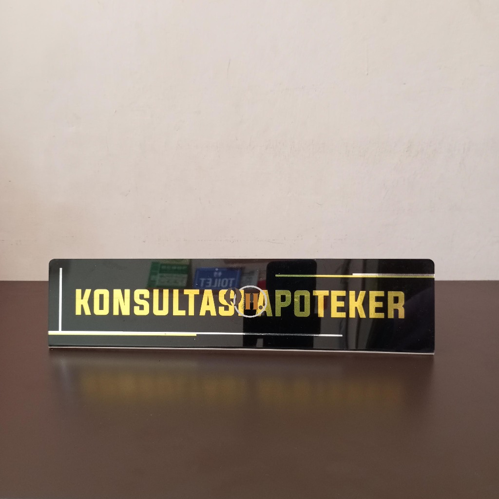 Jual Akrilik Konsultasi Apoteker - Farmasi - Apotek - Akrilik Meja ...