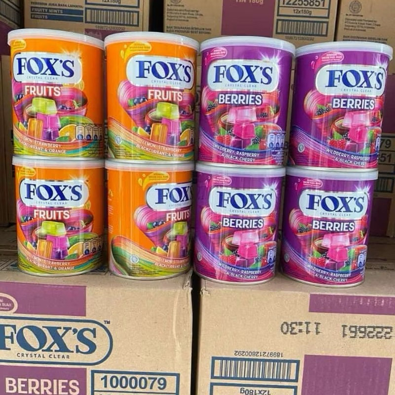 Jual Permen Fox’s kaleng 180gr | Shopee Indonesia