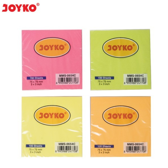 Jual Harga Grosir (1packs/100 Lembar ) Kertas Label/Memo Sticky Note ...