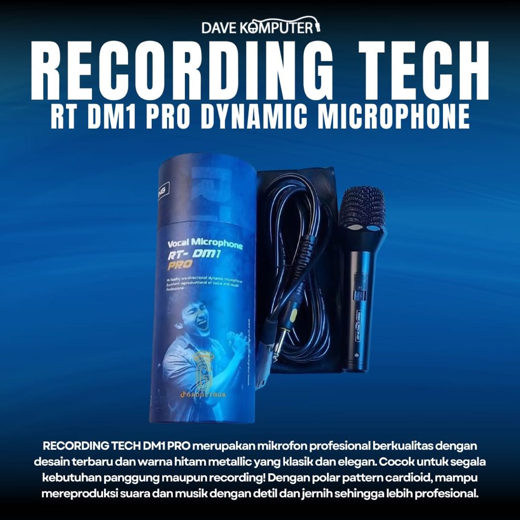 Jual Recording Tech RT-DM1 Pro / RT DM1 Pro / RTDM1 PRO Dynamic ...