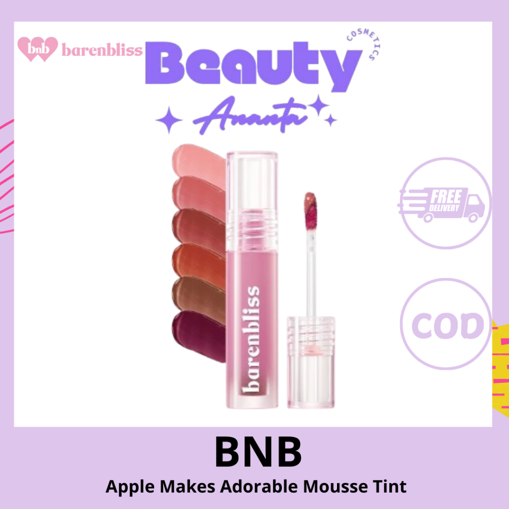 Jual ANANTA BNB barenbliss Apple Makes Adorable Mousse Tint | Shopee ...