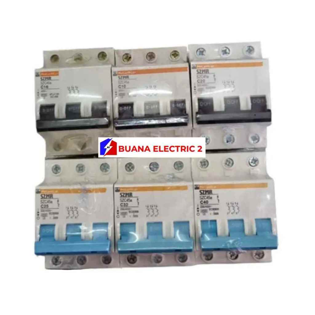 Jual SZMR MCB 3 phase 6A/10A/16A/20A/25A/32A/40A/50A/63A MCB 3P SNI Meilan Reilan | Shopee Indonesia