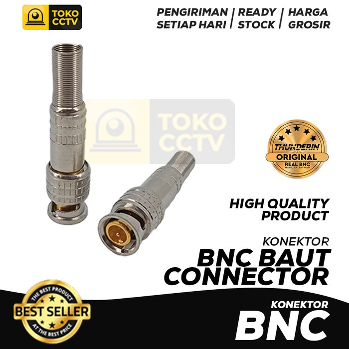 Jual BNC Baut Konektor CCTV, Connector BNC Baut | Shopee Indonesia