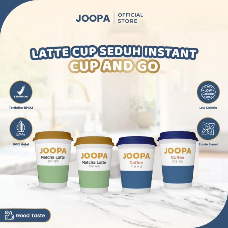 Jual Joopa | Low Calorie with stevia Instant Coffee Matcha Latte ...