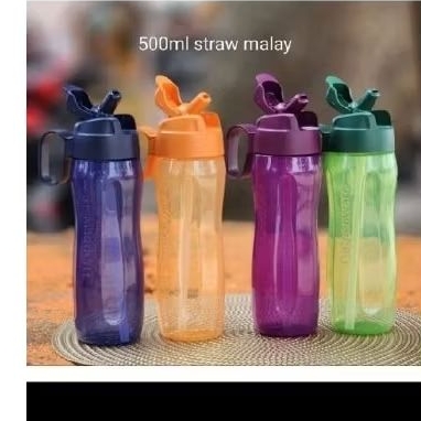 Jual botol eco straw malay 500ml tupperware new | Shopee Indonesia