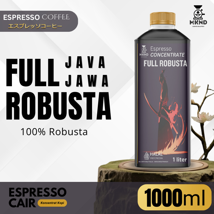 Jual MKND COFFEE ROASTERY - Full Robusta Java Espresso Cair 1 Liter ...