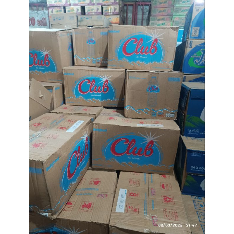 Jual Air Mineral Club 600ml (24 botol) | Shopee Indonesia