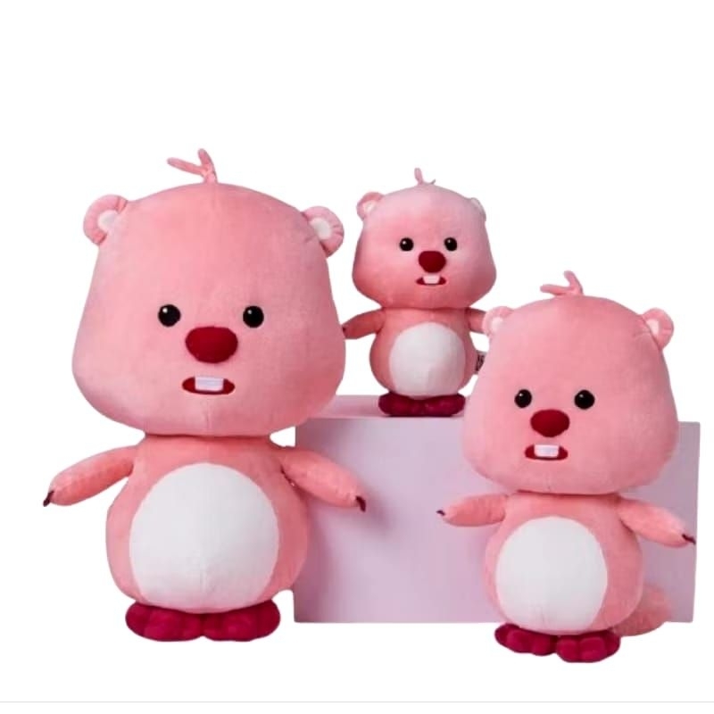 Jual Boneka Loopy Lucu (35cm) Pakai Kacamata Plush Toys Doll Karakter ...