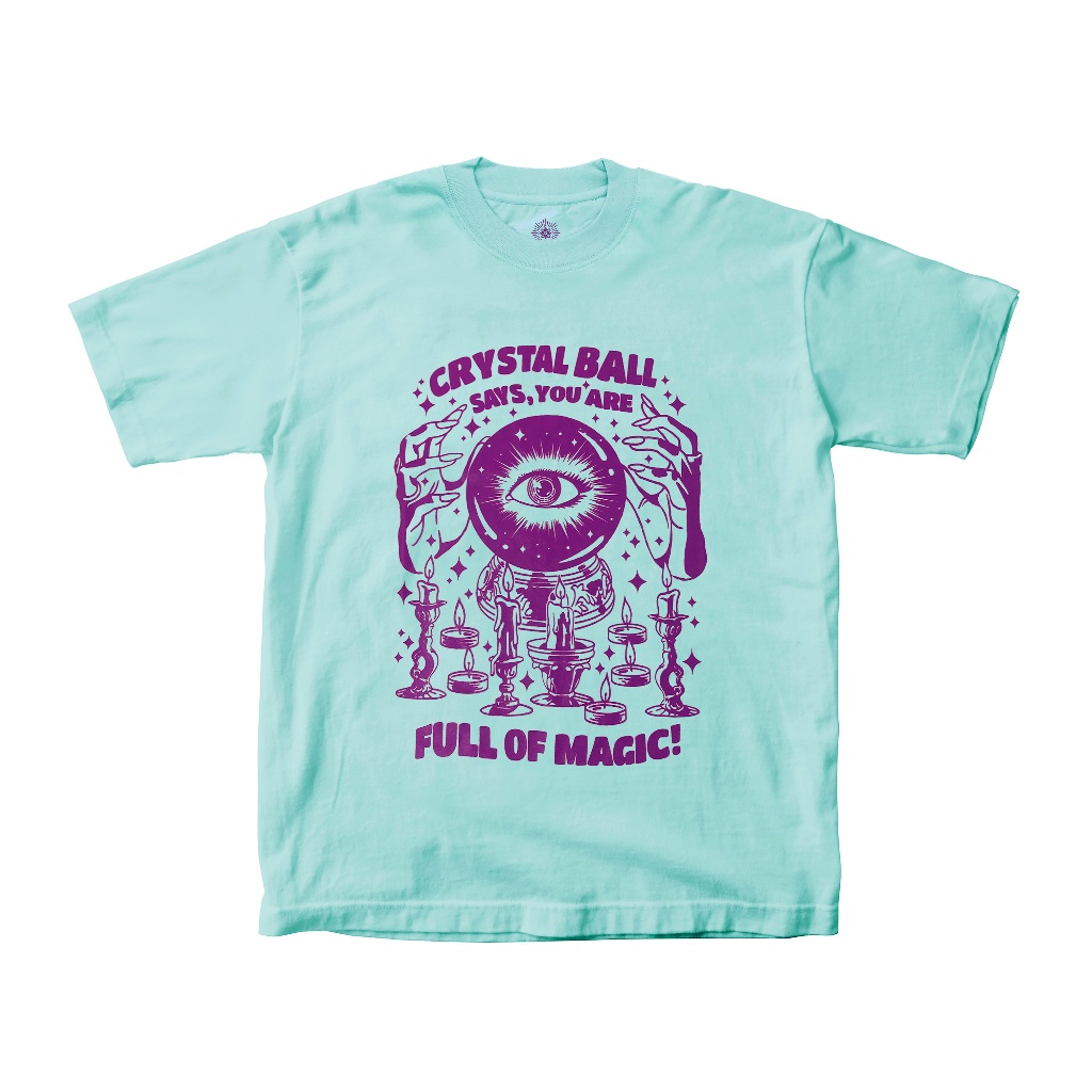 Jual MMD Mystical wear / Crystal Ball Oversized T-shirt (Mint Green ...