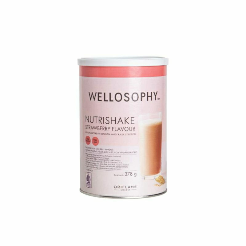 Jual wellosophy nutrishake strawberry flavour/minuman sehat bernutrisi | Shopee Indonesia