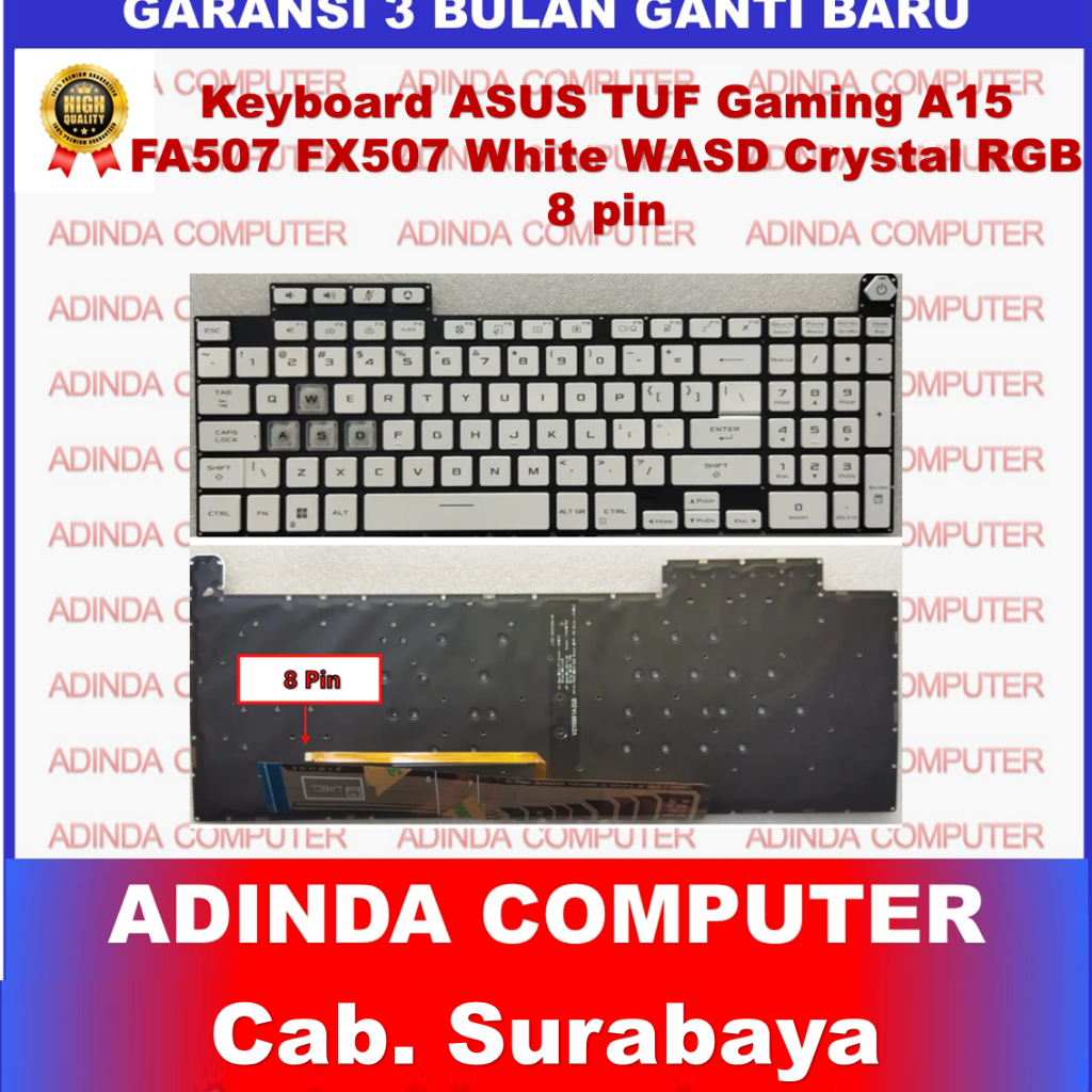 Jual Keyboard ASUS TUF Gaming A15 FA507 FX507ZC FX507ZC4 FX507ZM ...