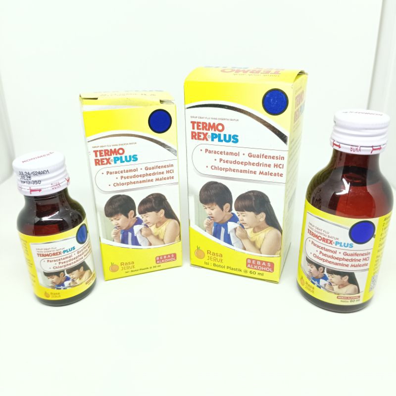 Jual TERMOREX PLUS SIRUP 30ML & 60ML / OBAT DEMAM BATUK PILEK FLU ...