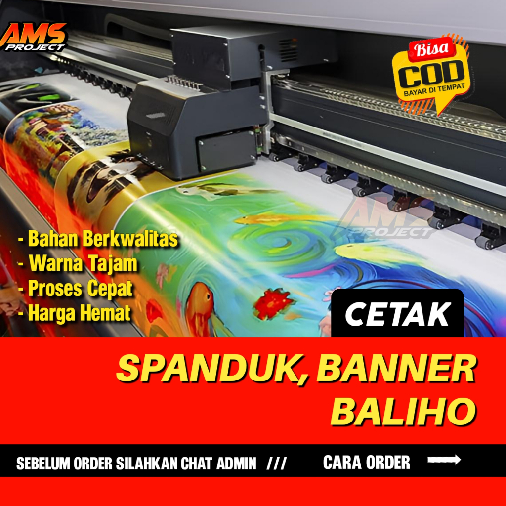 Jual Cetak Banner Spanduk Baliho bahan 280/300/400 gsm Murah Berkwalitas | Shopee Indonesia