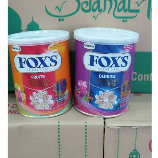 Jual PERMEN FOX FRUITS DAN BERRIES KALENG 170GR - FOX'S CANDY KALENG ...