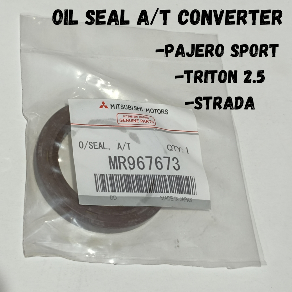 Jual OIL SEAL A/T CONVERTER SIL MATIC PAJERO SPORT STRADA TRITON MATIC ...