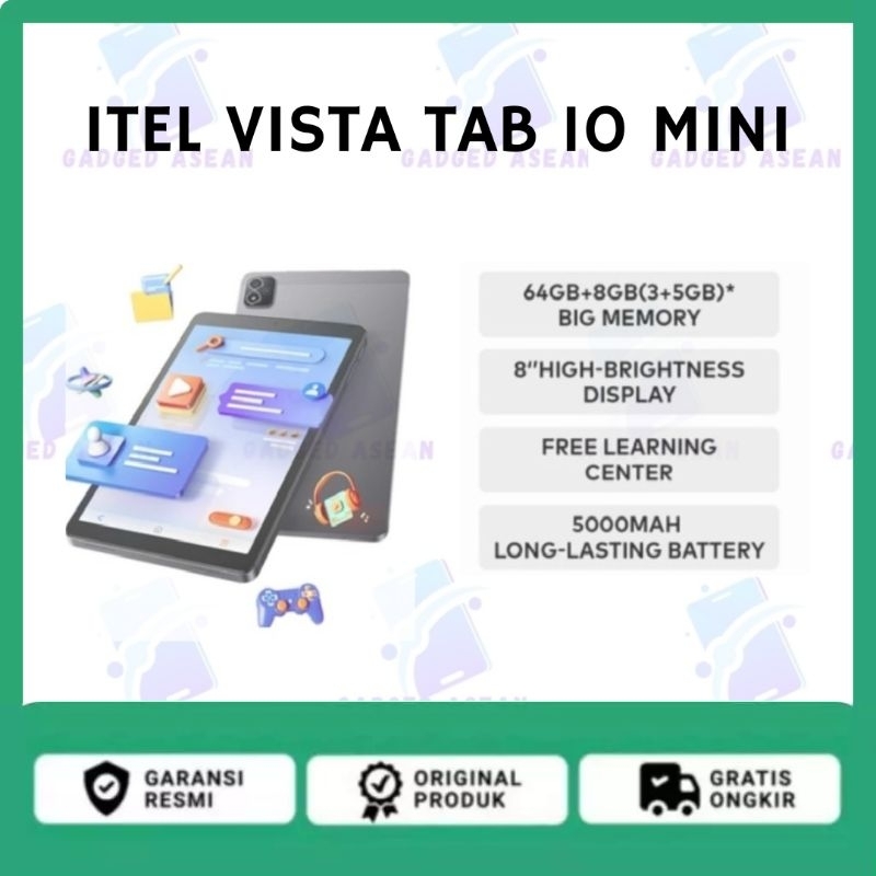 Jual iTel Vista Tab 10 mini 3/64GB Garansi Resmi | Shopee Indonesia