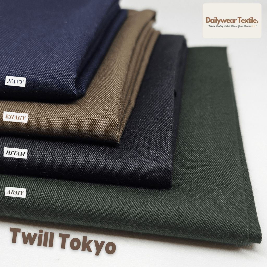 Jual Bahan Twill Toyobo | Kain Twill Tokyo | Kain Twill Toyobo Premium ...