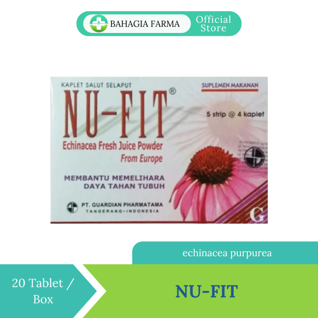 Jual Nufit Tablet Vitamin Daya Tahan Tubuh 1 Box 20 Kaplet | Shopee Indonesia