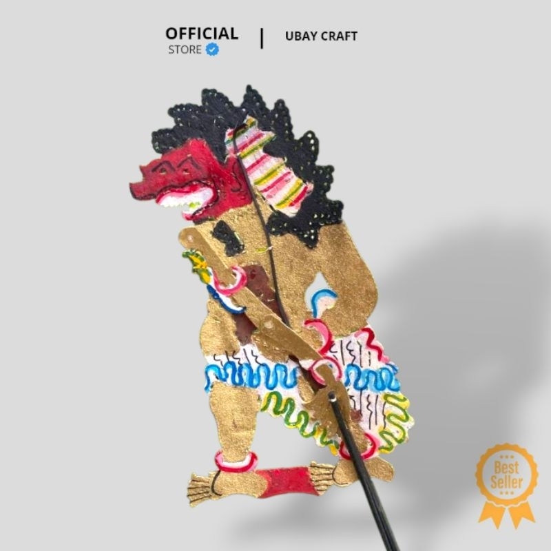 Jual WAYANG KULIT SAPI TERMURAH BUTO BEGAL -+30 CM KULIT ASLI | Shopee ...