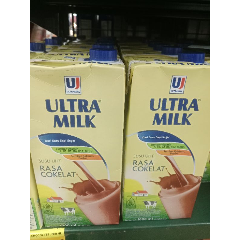 Jual Ultra Milk Uht Cream/cokelat 1000Ml | Shopee Indonesia
