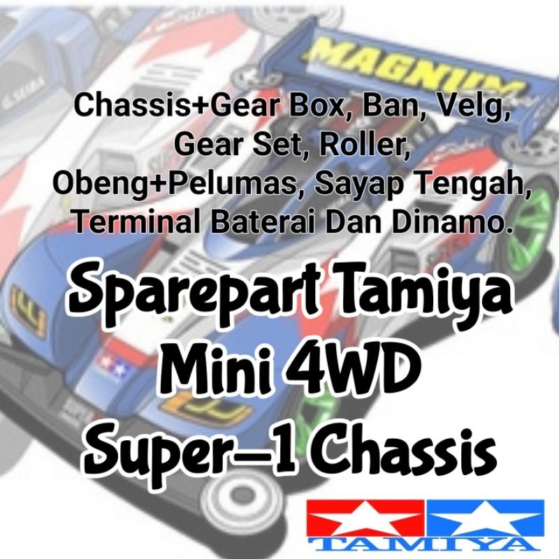 Jual *Murah Meriah _ Rep Tamiya Mini 4WD _ Sparepart Tamiya Chassis S1 ...