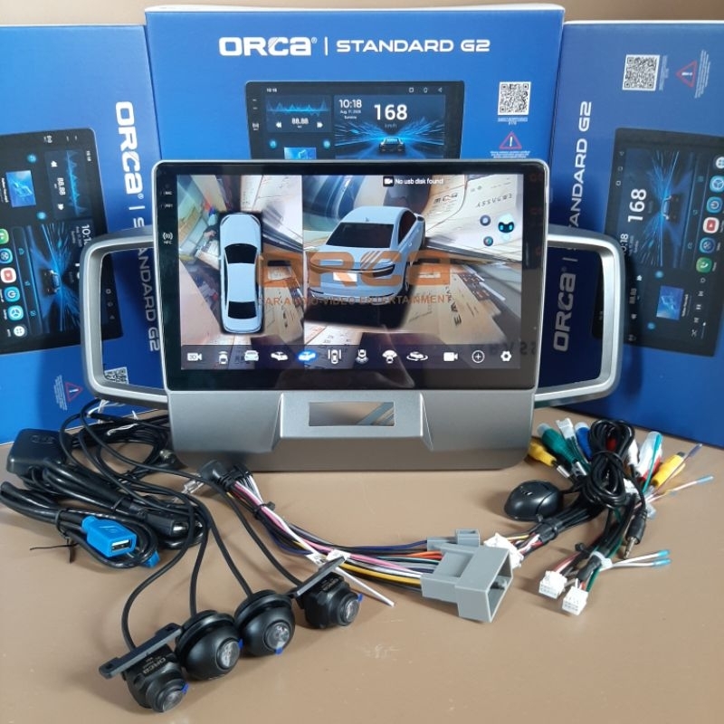 Jual PAKET HEAD UNIT ANDROID HONDA FREED + KAMERA 360 ANDROID ORCA NFC ...