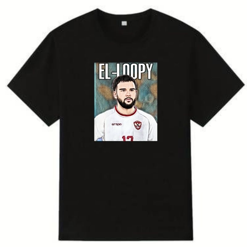 Jual T-shirt Pria EL-Loopy Calvin Verdonk Timnas Indonesia Kaos Cowok ...