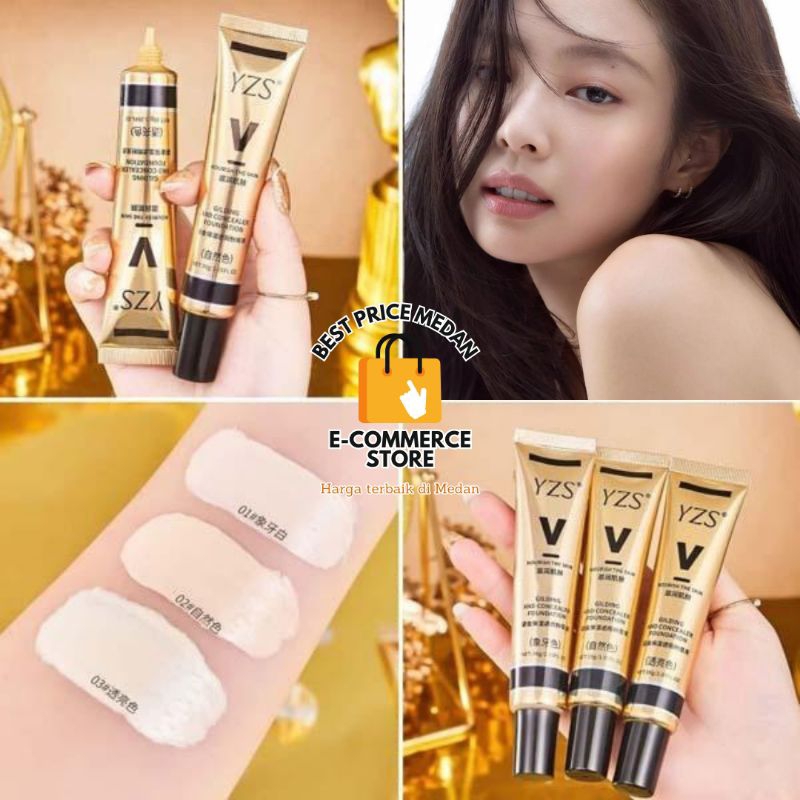 Jual YZS Foundation Concealer Liquid Matte Waterproof , perawatan wajah ...