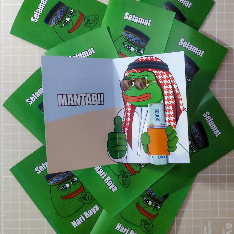 Jual AMPLOP LEBARAN THR IDUL FITRI UNIK (Pepe the Frog Ya Habibi ...