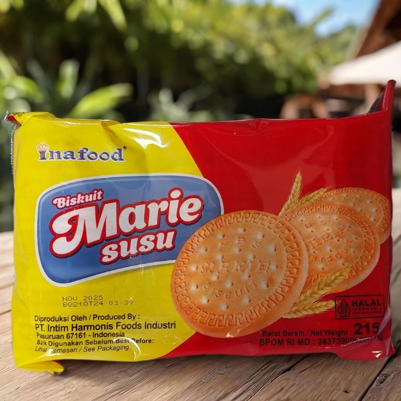 Jual Inafood Biskuit Marie Susu Marie Inafood 215 gr | Shopee Indonesia