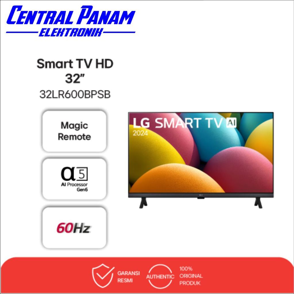 Jual LG 32 inch HD READY SMART TV 32LR600BPSB Central Panam Elektronik ...