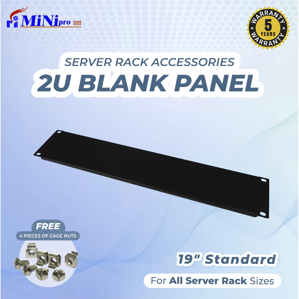 Jual 2U BLANK PANEL ACCESORIES RACK SERVER MINIPRO | Shopee Indonesia