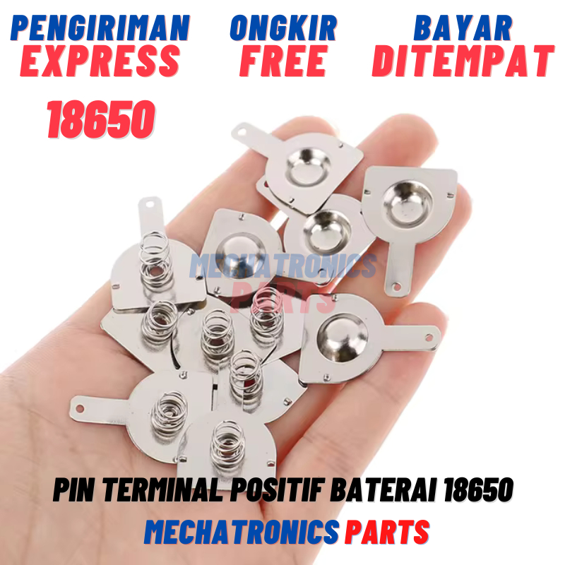Jual Pin Terminal Positif Negatif Baterai 18650 PCB Lithium Positive ...