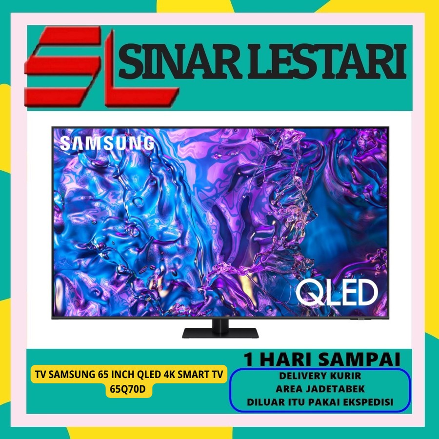 Jual TV SAMSUNG 65Q70D 65 INCH QLED WITH QUANTUM DOT 4K SMART TV 2024 | Shopee Indonesia