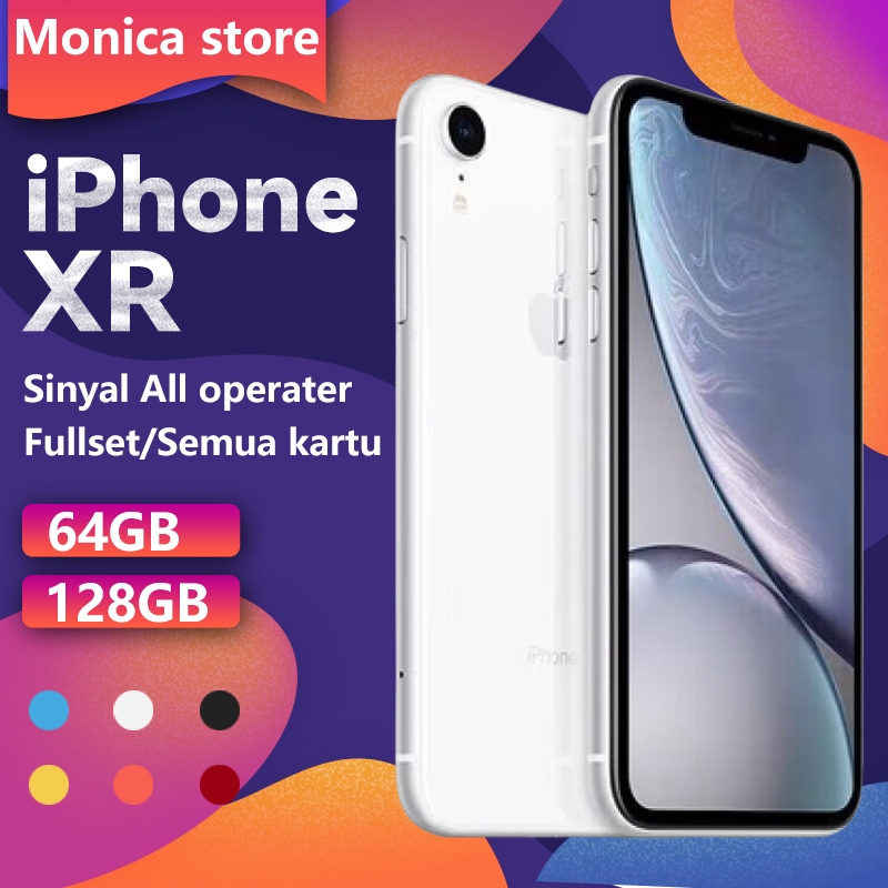 Jual iPhone XR Seond 64GB 128GB Second fullset all sim Original100% Mulus sinyal aman Unlocked ...