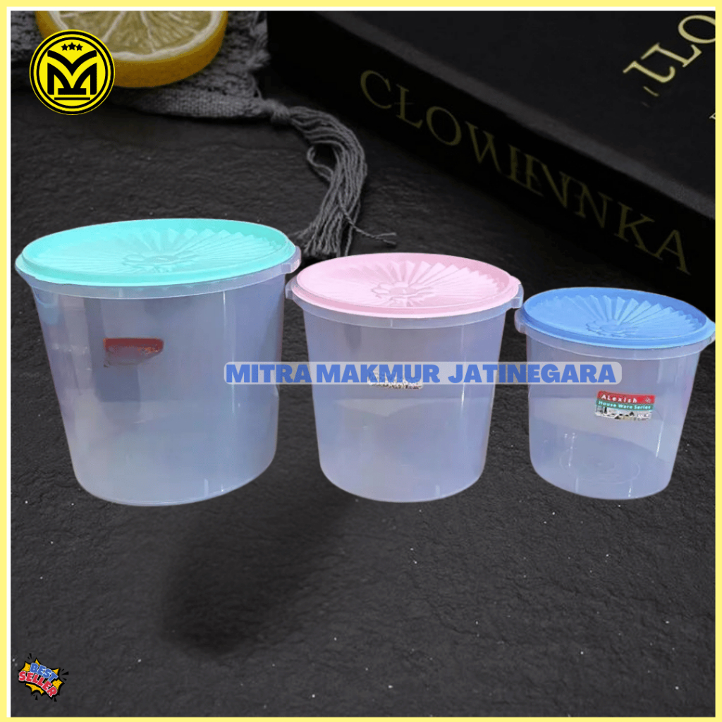 Jual TOPLES PLASTIK ALEXISH TOPLES KERUPUK EKONOMIS TOPLES KEDAP UDARA 5 10 16 LITER WADAH ...