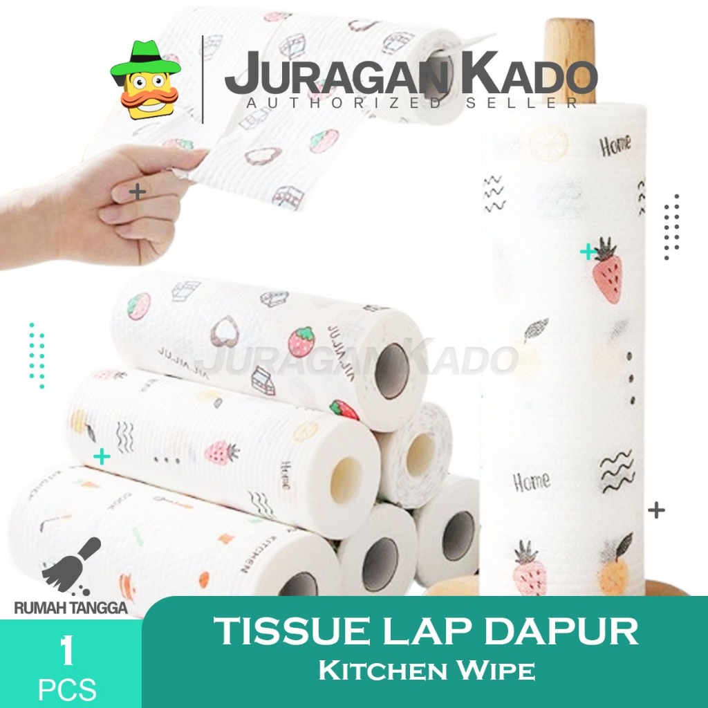 Jual Kain Lap Dapur Roll Tissue Roll Gulung Dapur Penyerap Minyak ...