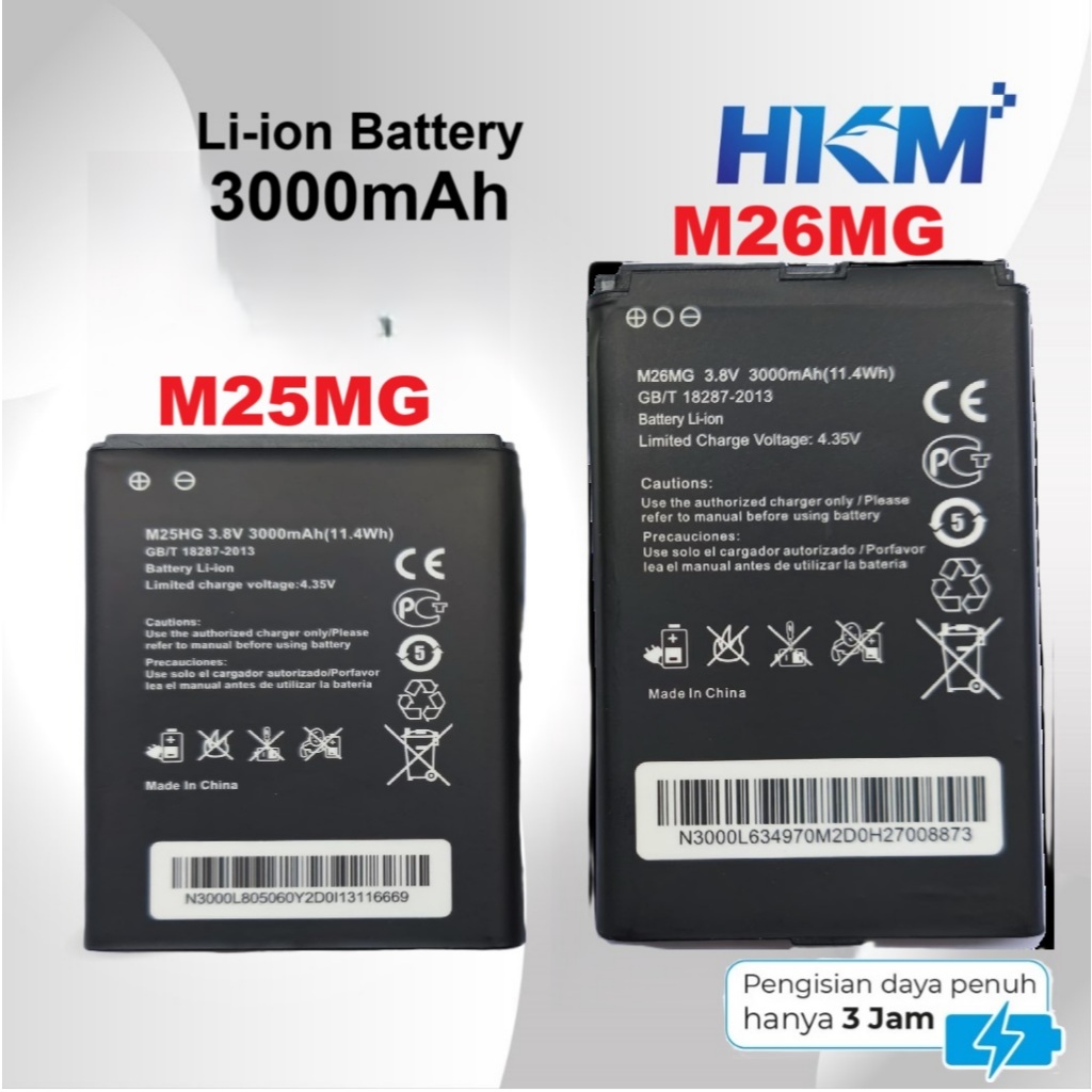 Jual Batre Baterai Battery Mifi HKM M21 M22 M23Pro Mifi Orbit N1 N2 N3 ...
