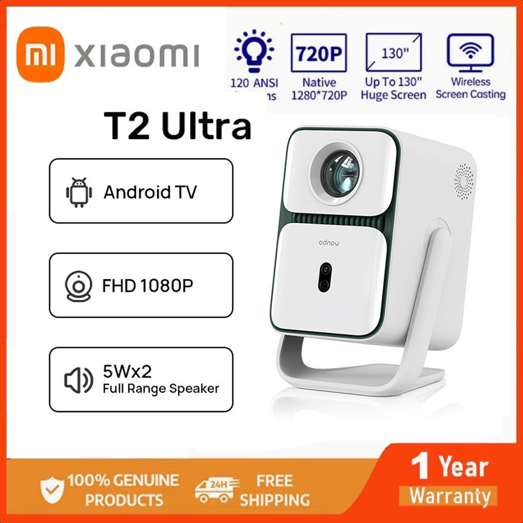 Jual Xiaomi Proyektor T2 Ultra WiFi Bluetooth Telepon Wireless Android ...