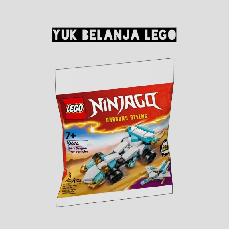 Jual LEGO Ninjago 30674 Zane's Dragon Power Vehicles polybag | Shopee ...