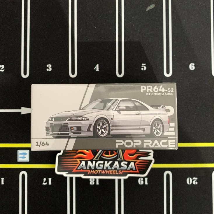 Jual Pop Race 1:64 Nissan Skyline GTR R33 Nismo 400R White | Shopee ...
