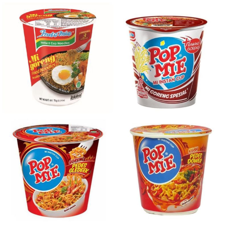 Jual Pop Mie Goreng Rasa Indomie Goreng / Special 75gr / Goreng Pedes ...