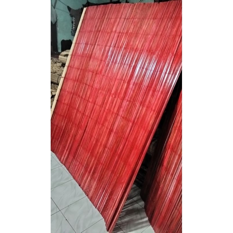 Jual tirai,rotan,bambu, sawit, udah,di,plitur, silahkan, bos, di, order ...