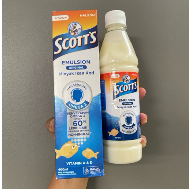 Jual SCOTT'S EMULSION Original 400ml | Shopee Indonesia
