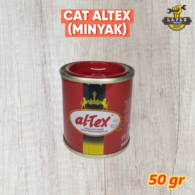 Jual Cat Minyak Kayu Besi 50gr Altex | Shopee Indonesia
