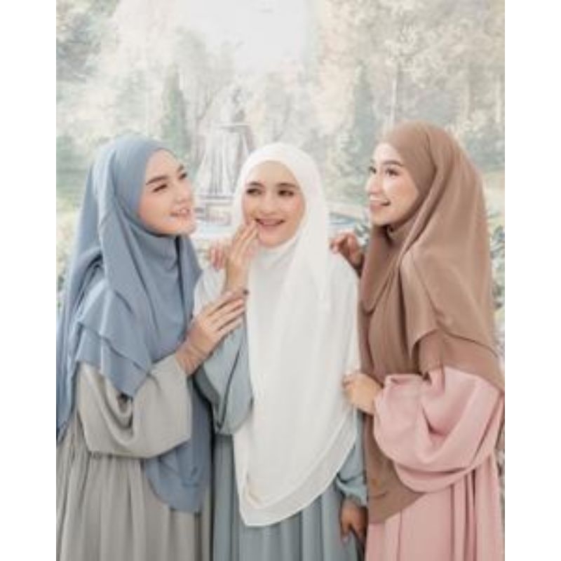 Jual Khimar Ceruty Premium French Chimar | Shopee Indonesia
