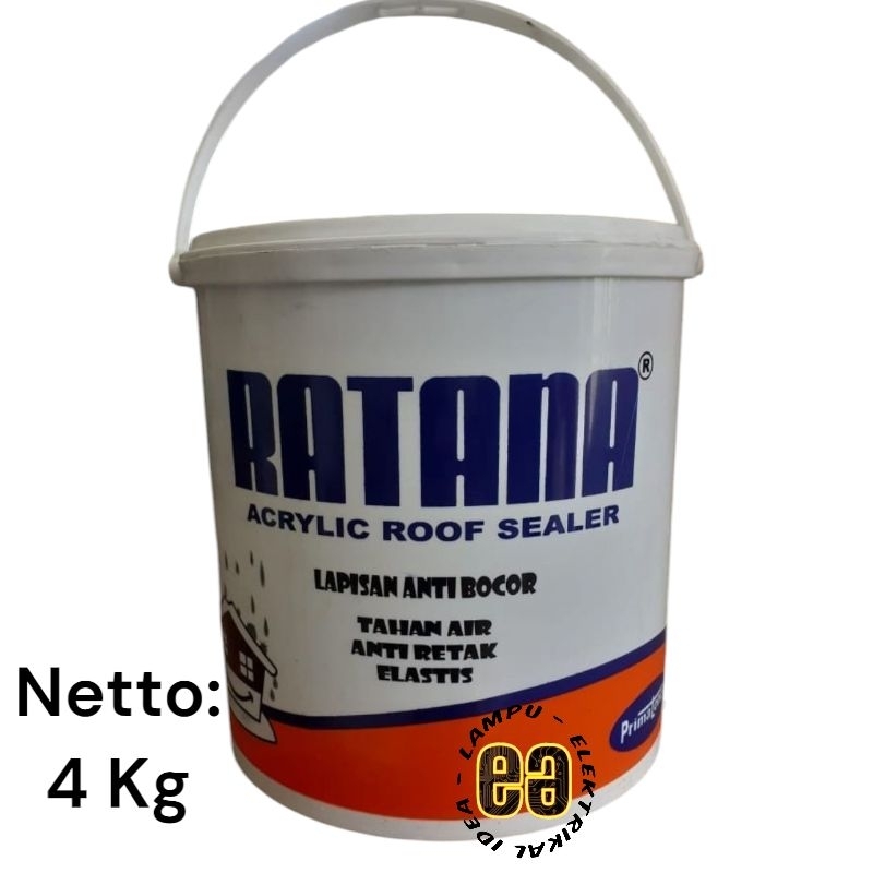 Jual RATANA LEM Sealant Atap Pelapis Anti Bocor Tahan Air Kemasan Galon ...